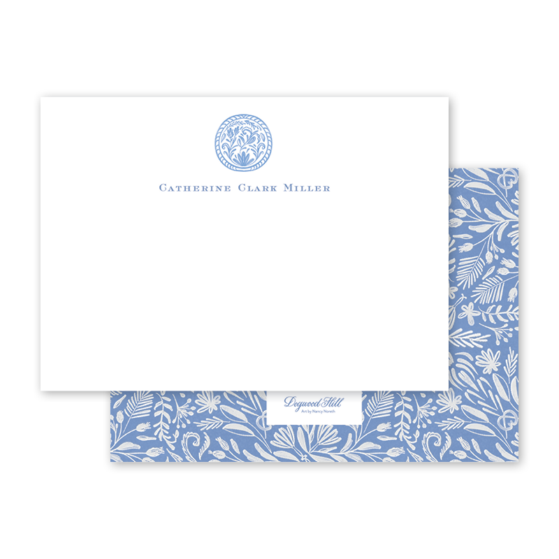 English Elegance Medallion Notecard– Dogwood Hill