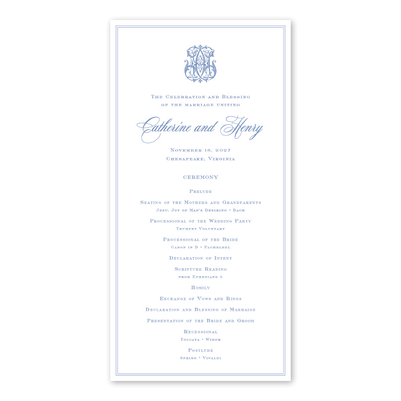 English Elegance Monogram Program– Dogwood Hill