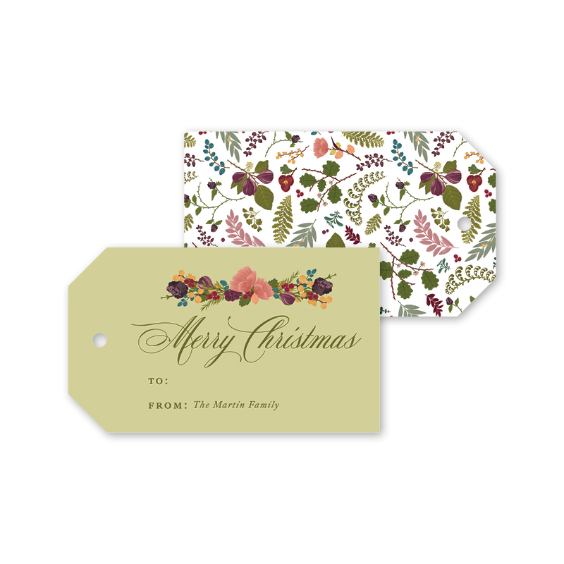 Fig and Fern Green Gift Tags– Dogwood Hill