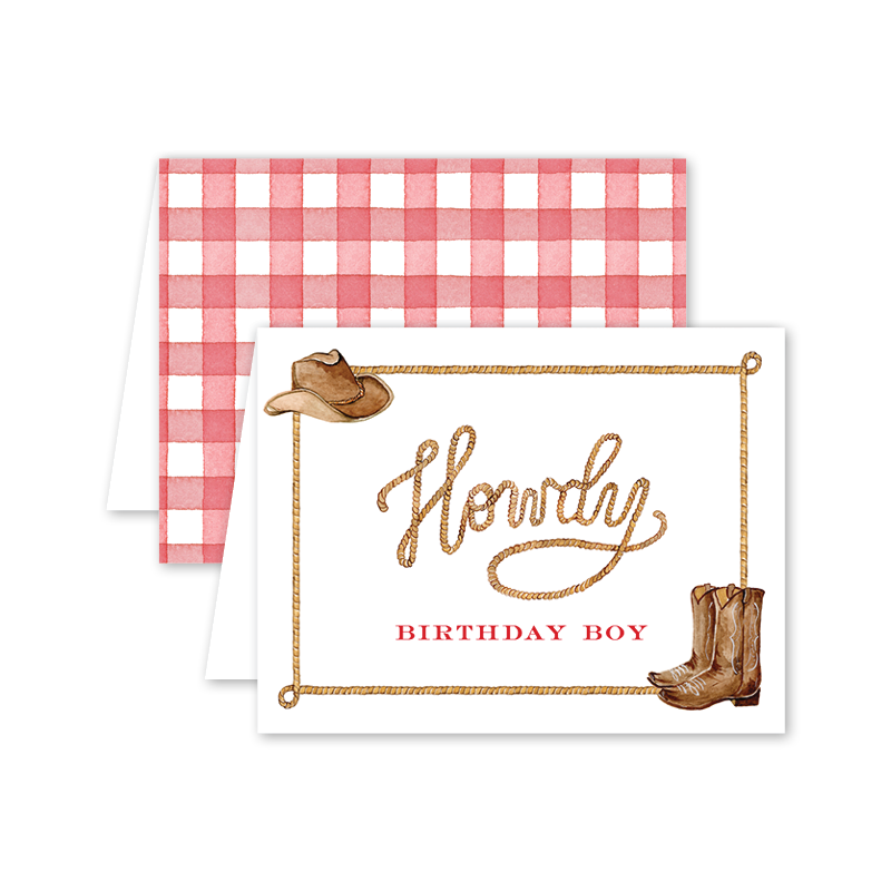 Howdy Birthday Card– Dogwood Hill