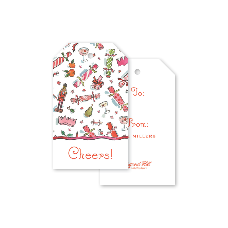 Crackers and Crowns Cheers Gift Tags– Dogwood Hill