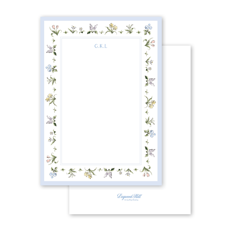 Maypole Border Notecard– Dogwood Hill