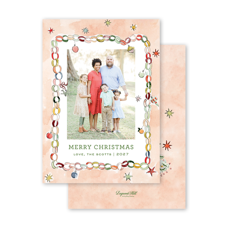 Paper Chain Border– Dogwood Hill