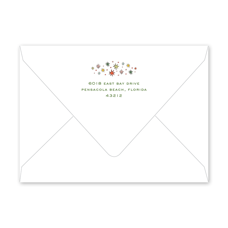 Paper Chain Border Landscape Envelopes– Dogwood Hill