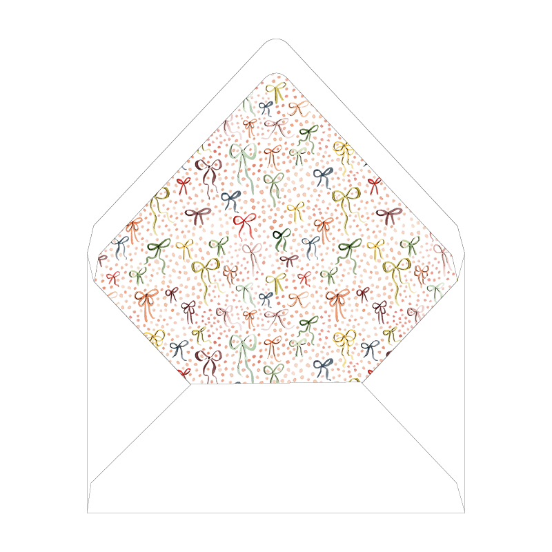 Paper Chain Bows Liner– Dogwood Hill