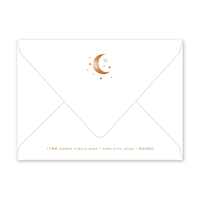 Celestial Spring Birth Announcement Envelopes– Dogwood Hill