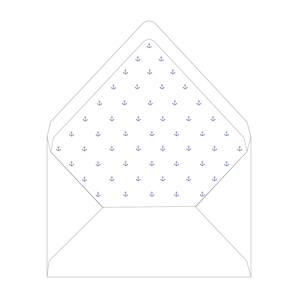 Captain's Corner Blue Cocktail Party Liner– Dogwood Hill