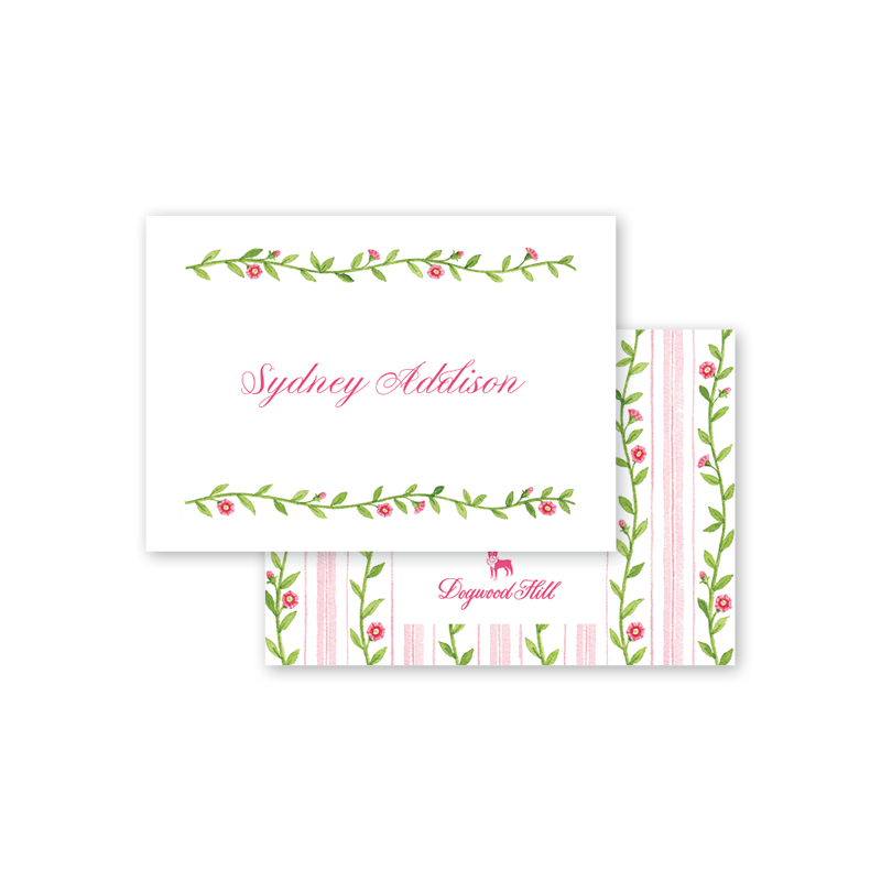 Morning Glory Pink Calling Card– Dogwood Hill