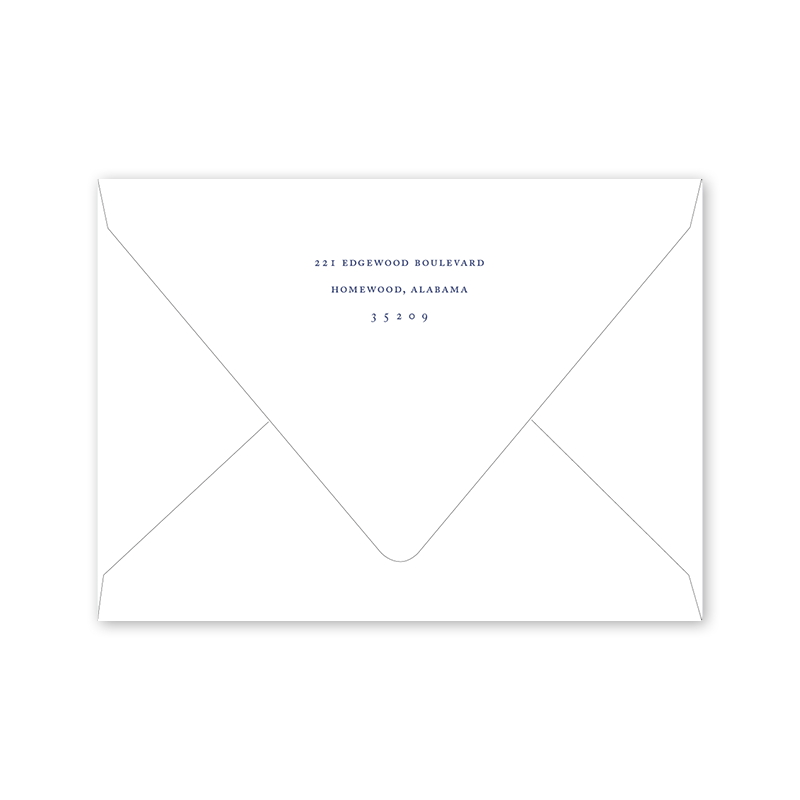 Signature Script Classic Border Graduation Envelopes– Dogwood Hill