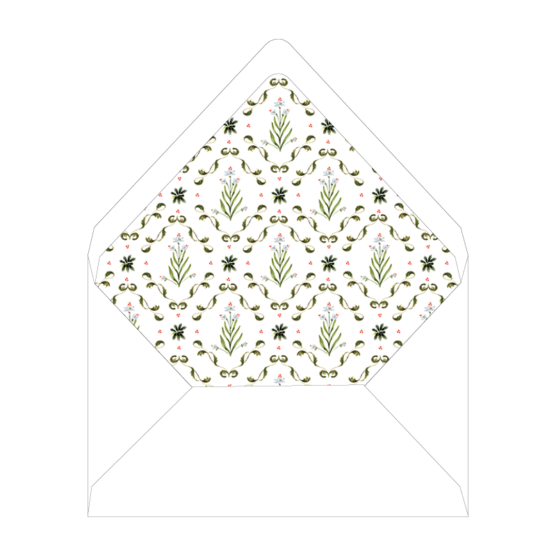Paperwhite Scallop Housewarming Party Liner– Dogwood Hill