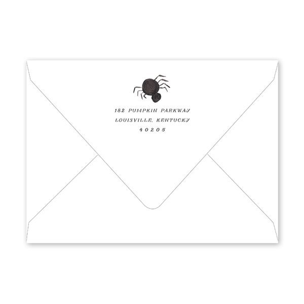 Hocus Pocus Spider Invitation– Dogwood Hill