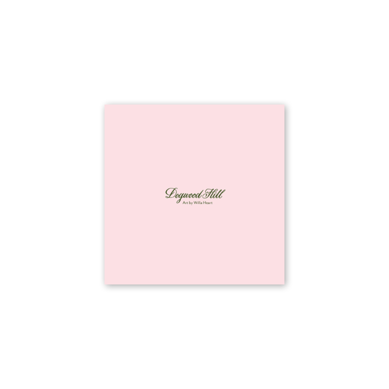 Boxwood Lattice Pink Calling Card– Dogwood Hill Boxwood Lattice Pink Calling Card– Dogwood Hill