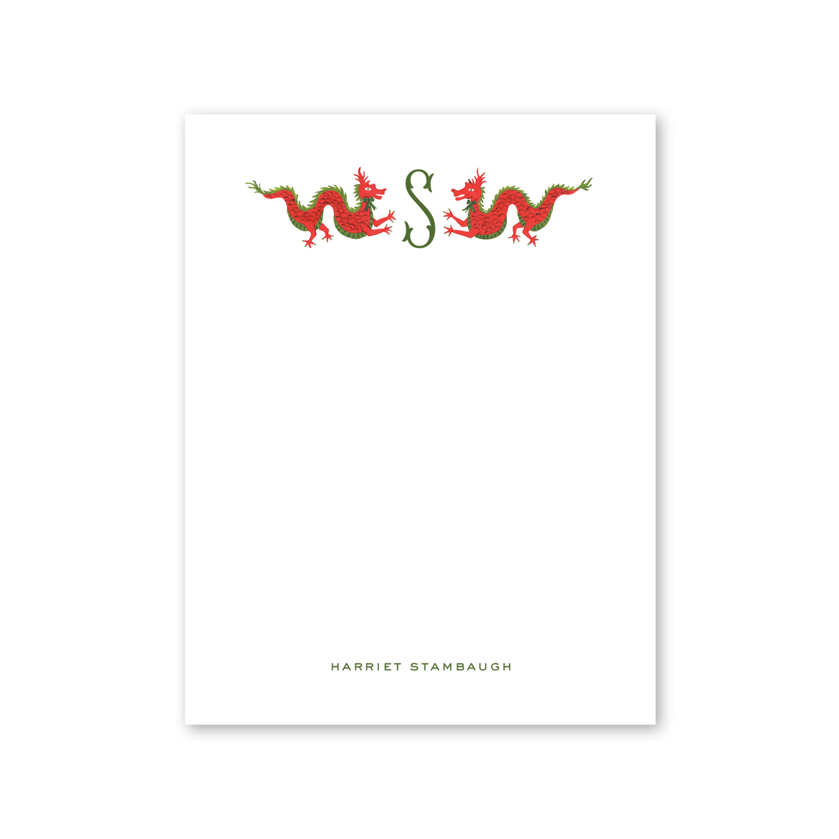 Imperial Dragon Notepad– Dogwood Hill