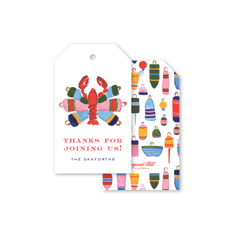 New England Summer Lobster Gift Tags– Dogwood Hill